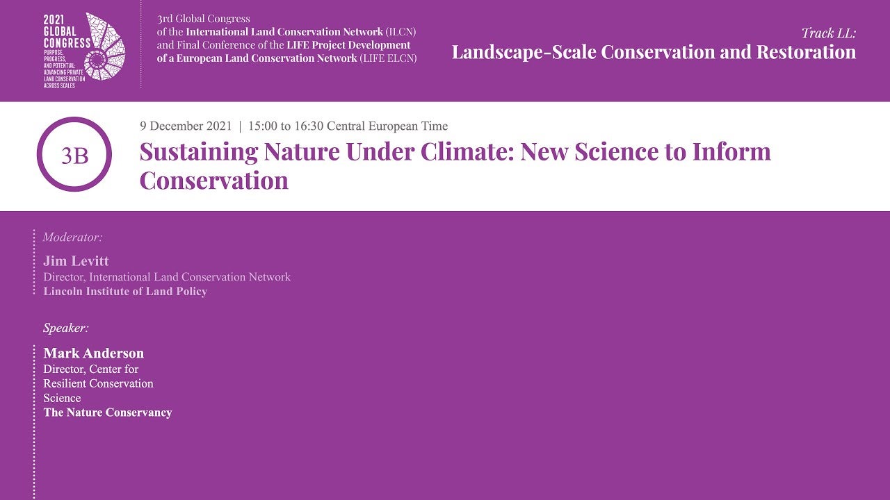 Large Landscape Conservation - International Land Conservation Network